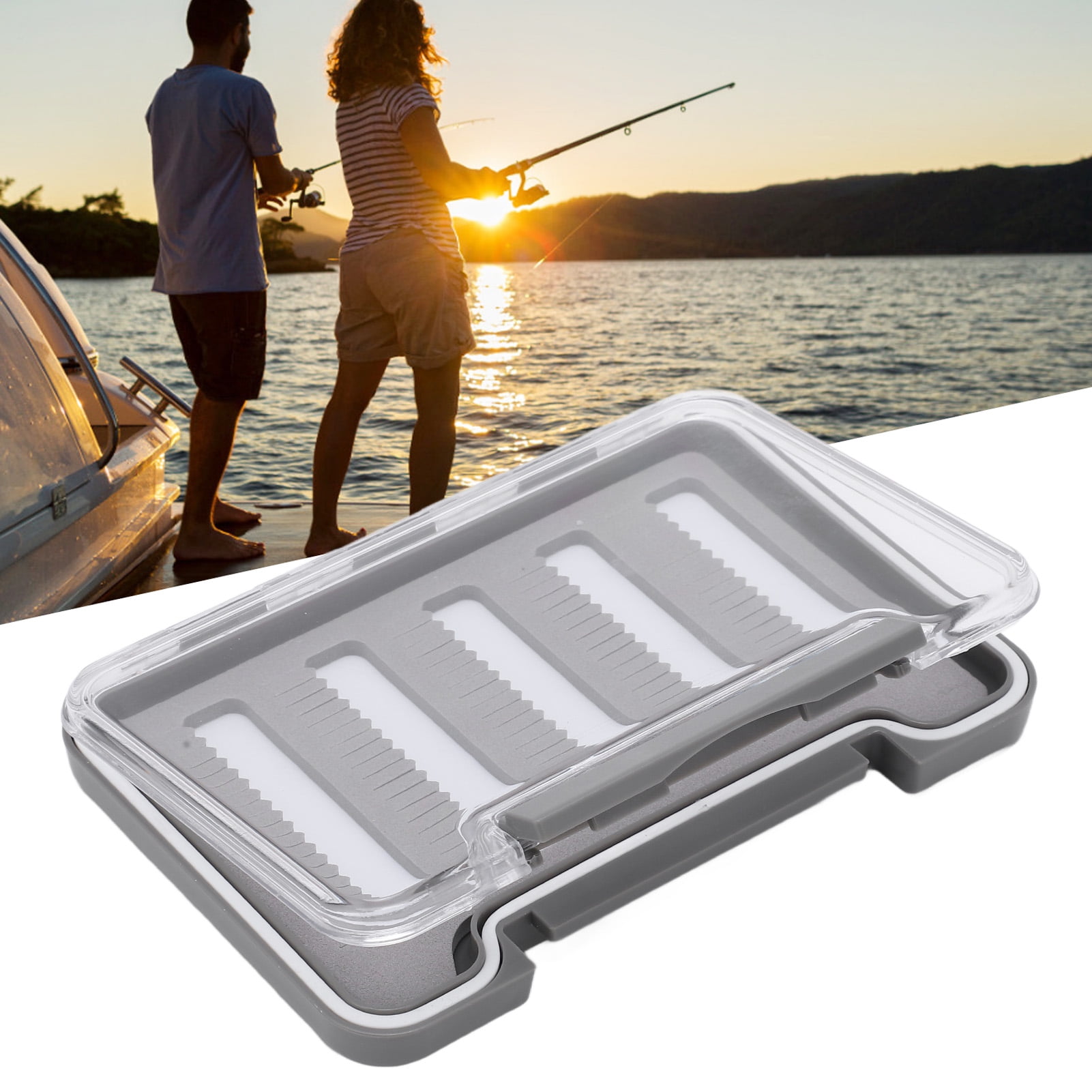 Fishing Lures Box, Impact Resistant Fly Fishing Box With Sealing Ring ...