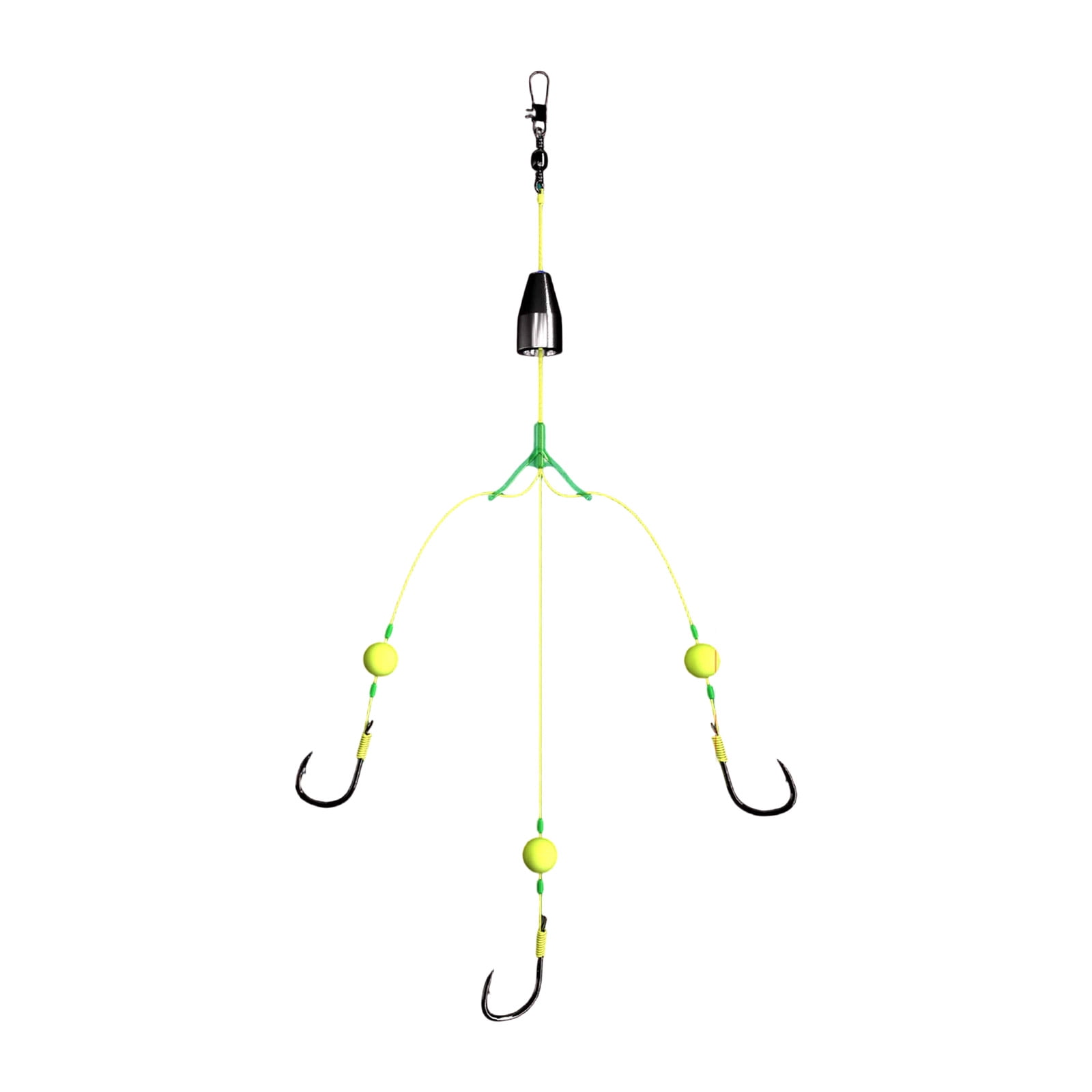 Fishing Lures Carp Hook Suspension Swivels Connectors Triple Hooks ...
