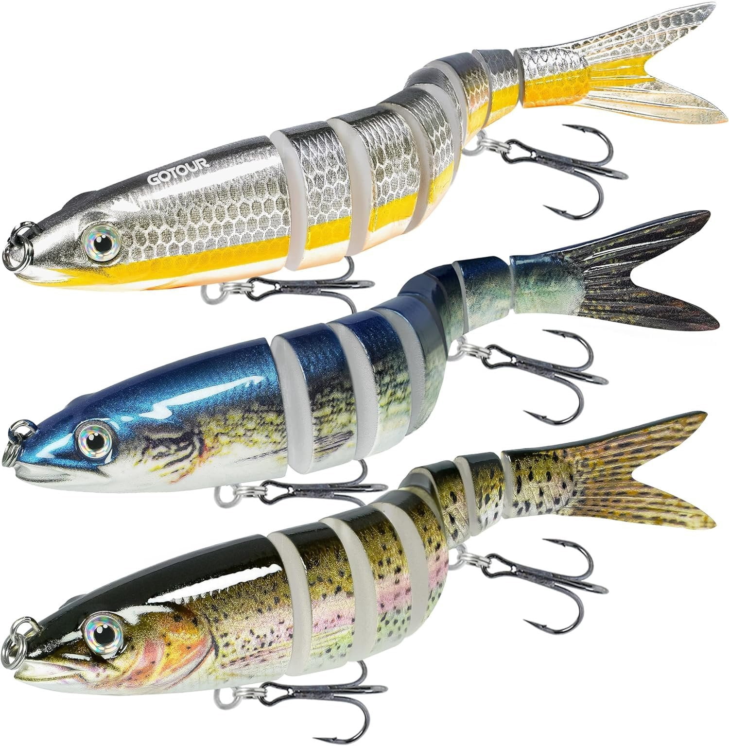 Fishing Lures for Freshwater or Saltwater, Easy to Use for Family ...