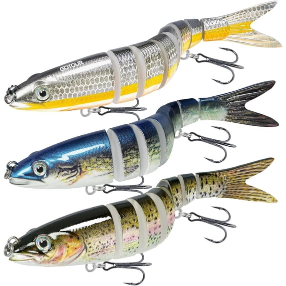 Fishing Lures for Freshwater or Saltwater, Easy to Use for Family ...
