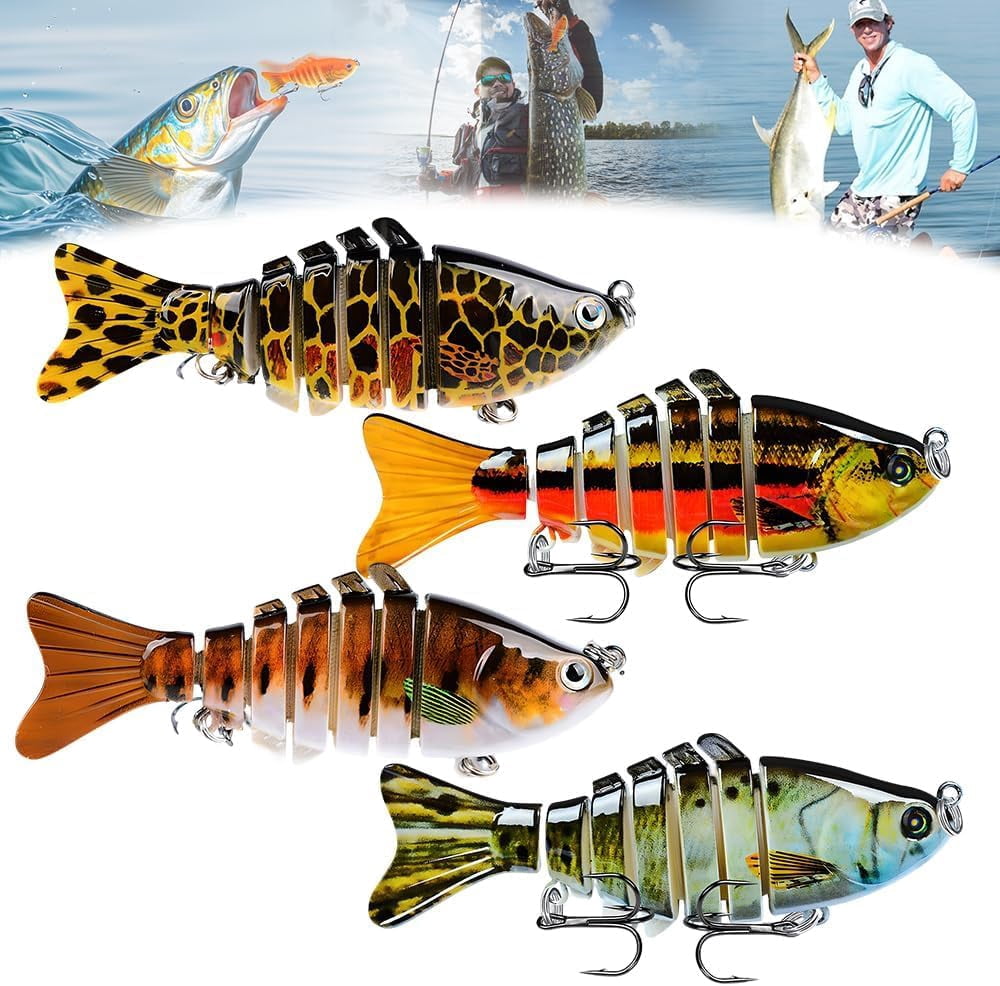 Fishing Lures with Hooks, Floating Plopper Lure for Freshwater ...