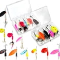 Fishing Lures Kit – Spinnerbait Variety Set for Bass, Trout & Salmon ...