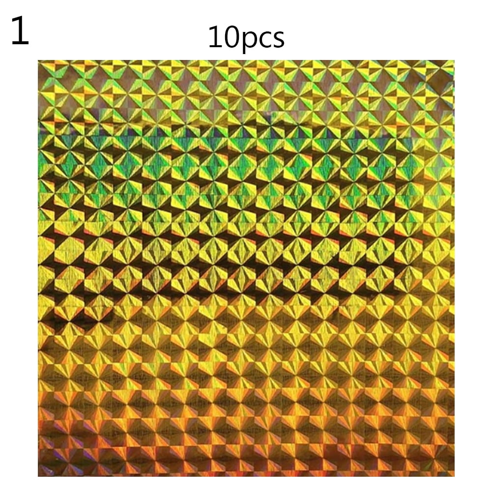 Fishing Lures Sticker Adhesive Fish Scales Lure Tape, 10Pcs 3D ...