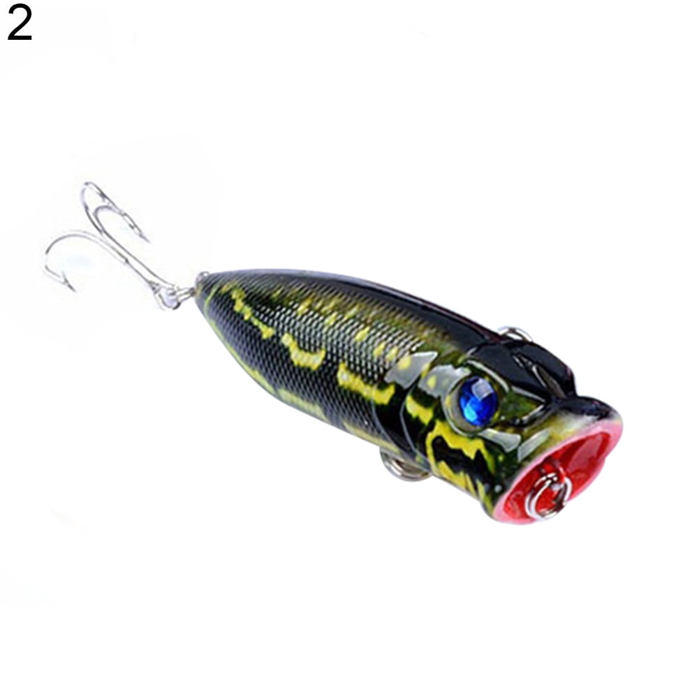 Fishing Lures Topwater Floating Popper Hooks Bait Helpful Fishing ...