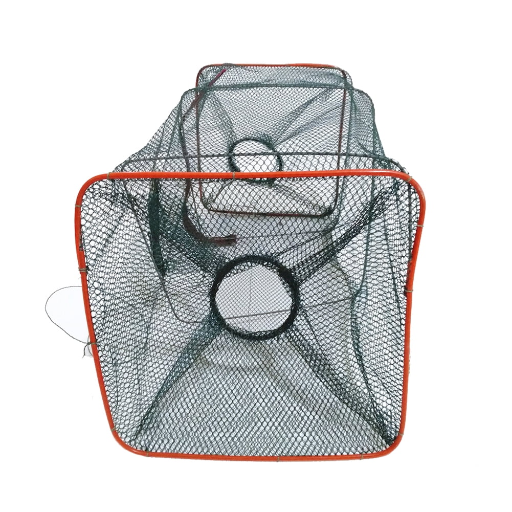 Fishing Net - 21x45cm Folding Portable Crab Fishing Dip Cast Net Cage ...