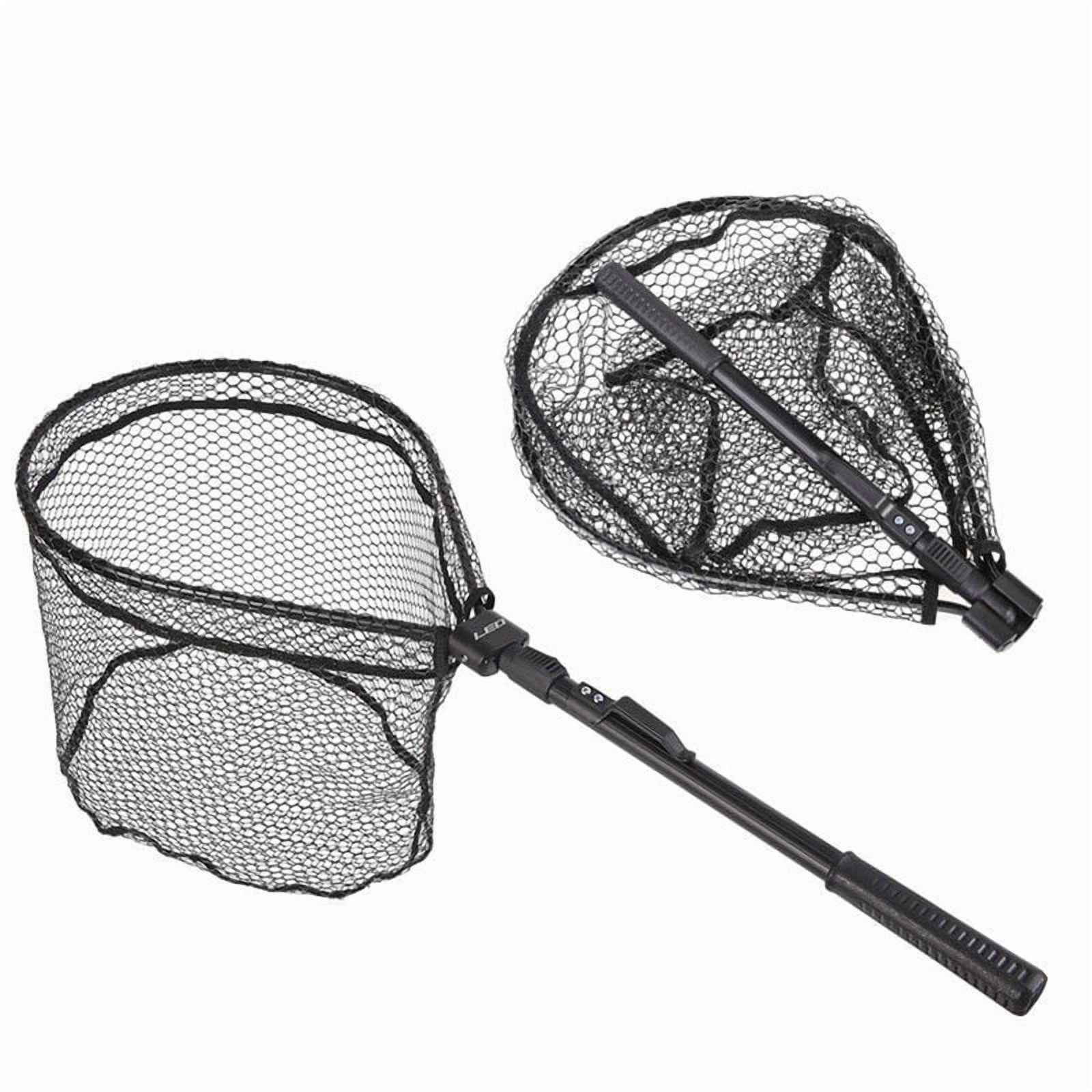 Fishing Net Brail Mesh Folding Handle Portable Rubber 44cm Telescopic ...