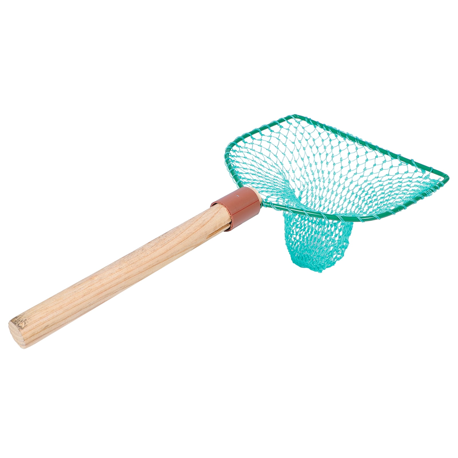Fishing Net Collapsible and Adjustable Fishing Net Wood Handle Fishing ...