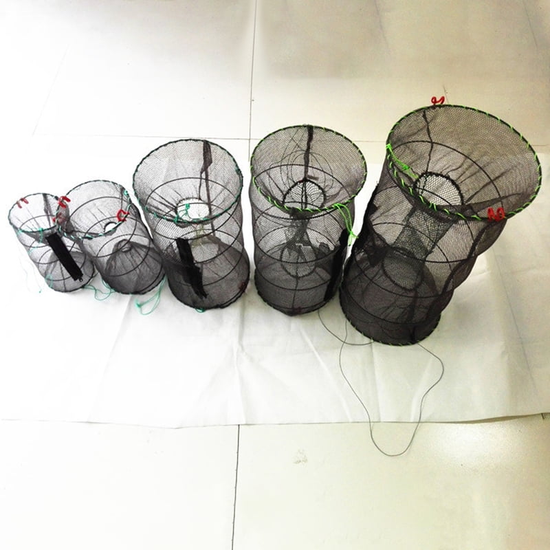 Fishing Net Mesh Fish Cage Foldable Reusable Fishing Nets Universal for ...