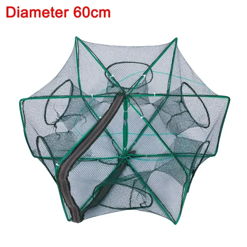 Fishing Net Mesh Folded Hexagon Octagon 6 Holes Fish Shrimp Automatic ...