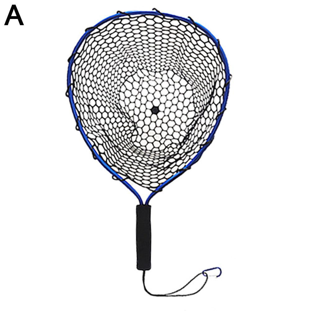 Fishing Net Soft Silicone Fish Landing Net Pole Handle Cm Nets_ 50x35 ...