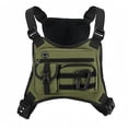 Fishing Nylon Backpack, Outdoor Chest Pack with Adjustable Shoulder ...