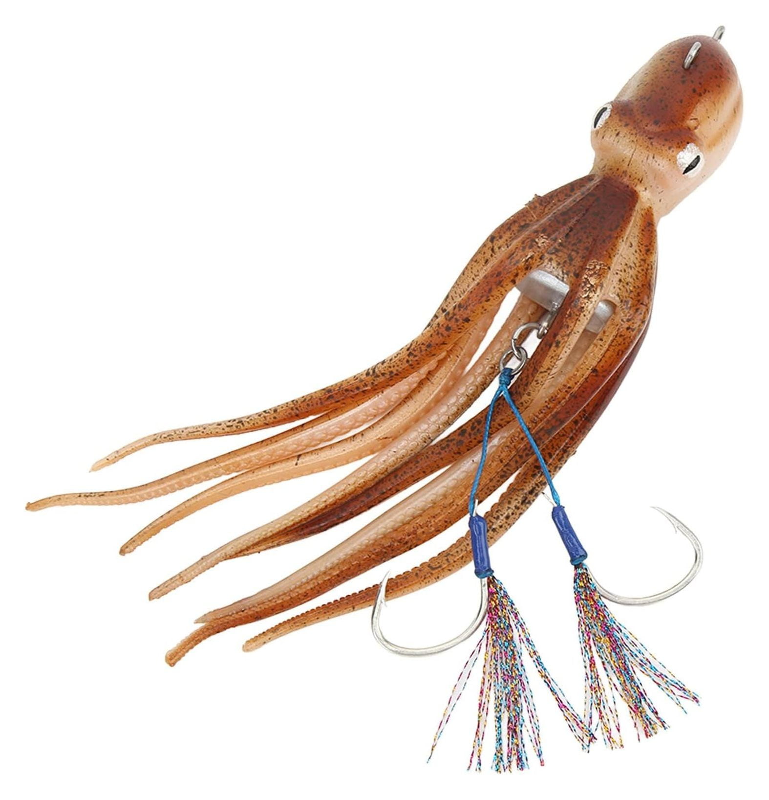 Fishing Octopus Lures, 300g Simulation Squid Jigs Lifelike Inkjet ...