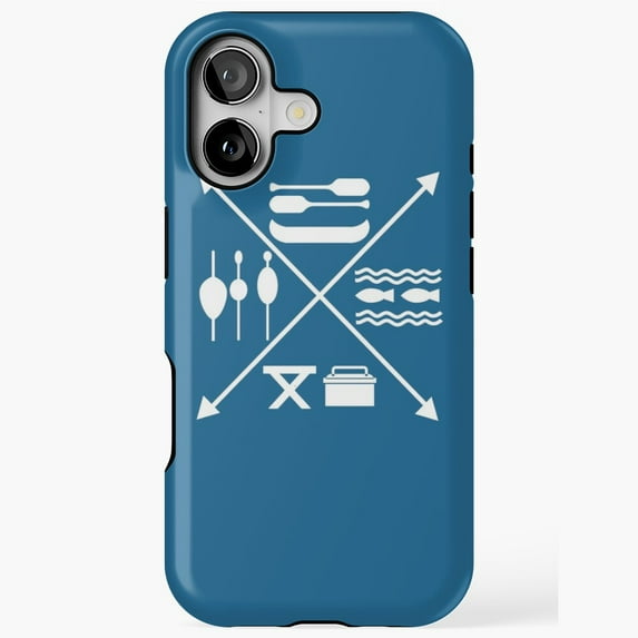 Fishing Outdoor Angler Sport Graphic Tough Phone Case with iPhone 11 to ...