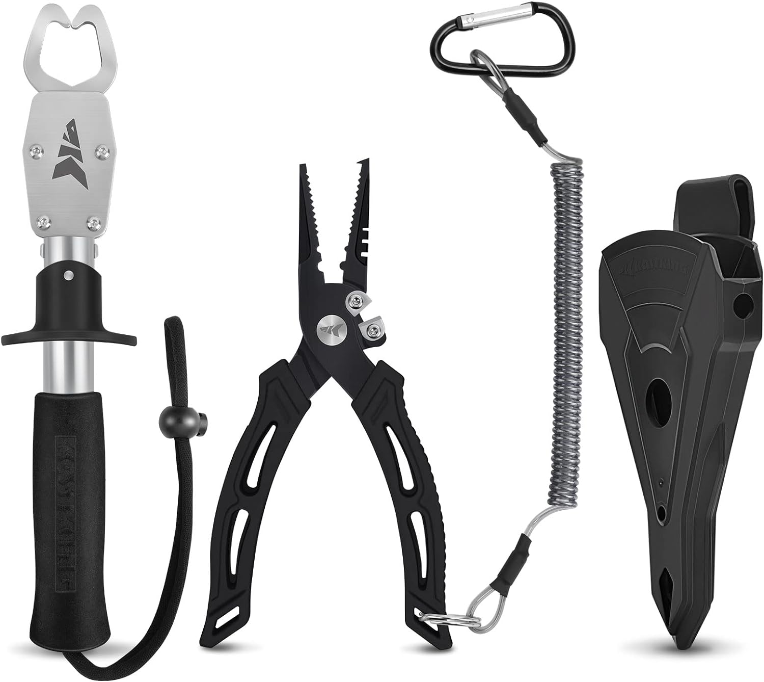 Fishing Pliers, Fish Lip Gripper or Fish Scale Combo Saltwater ...