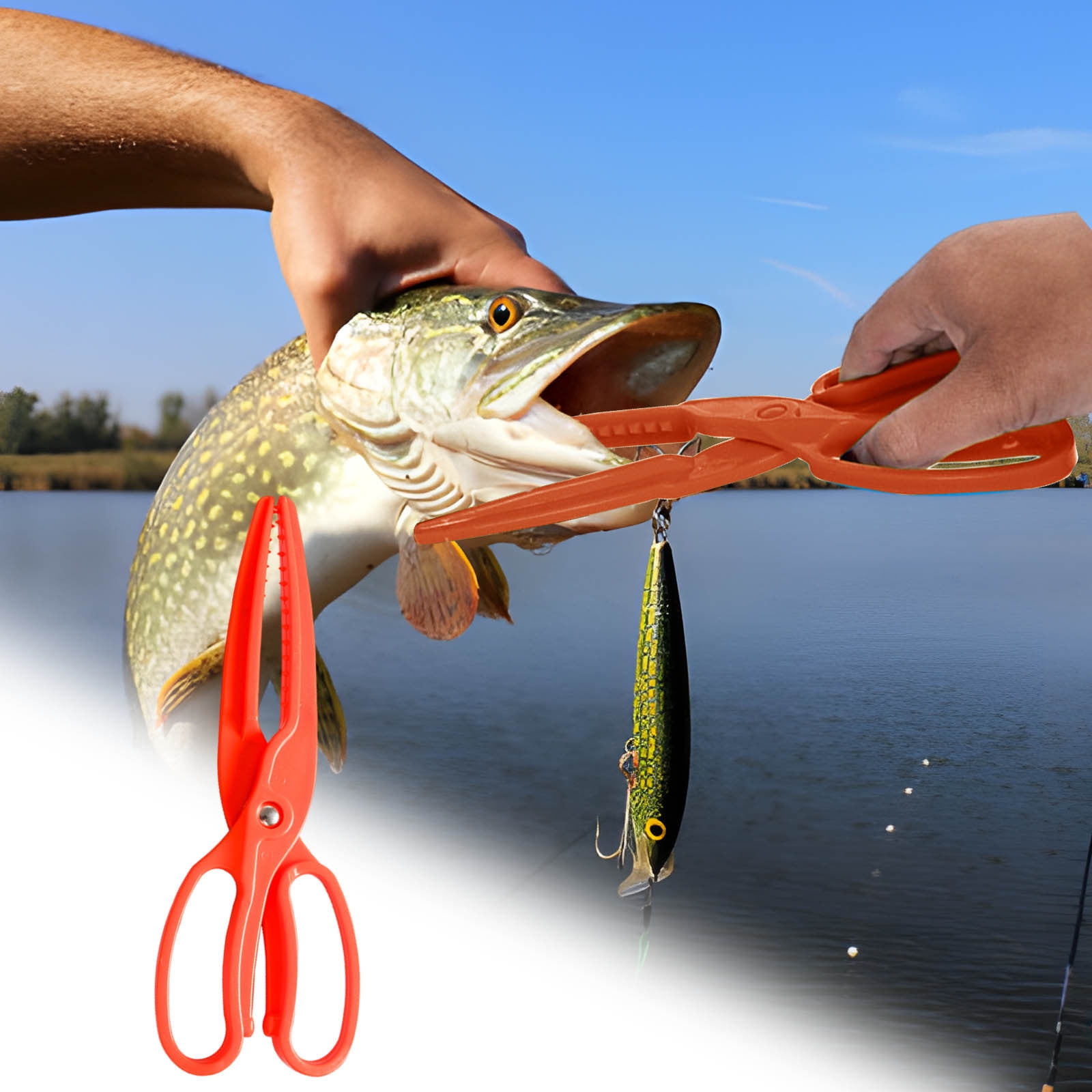 Fishing Pliers, Fishing Gripper Control Tool Lightweight Clamp ...
