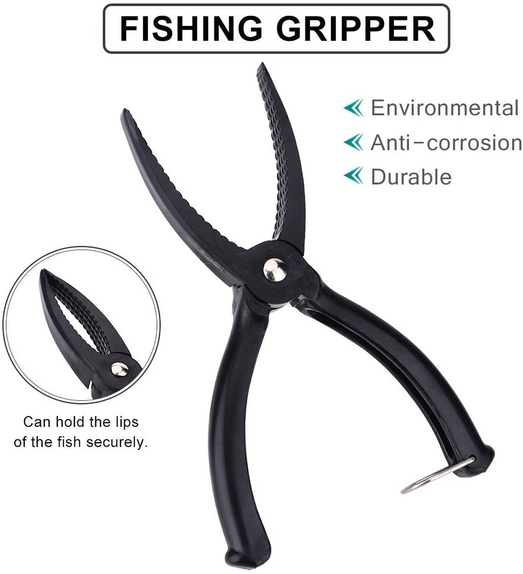 Fishing Pliers Saltwater, Fishing Nipper Gear Tool, Fish Lip Holder ...