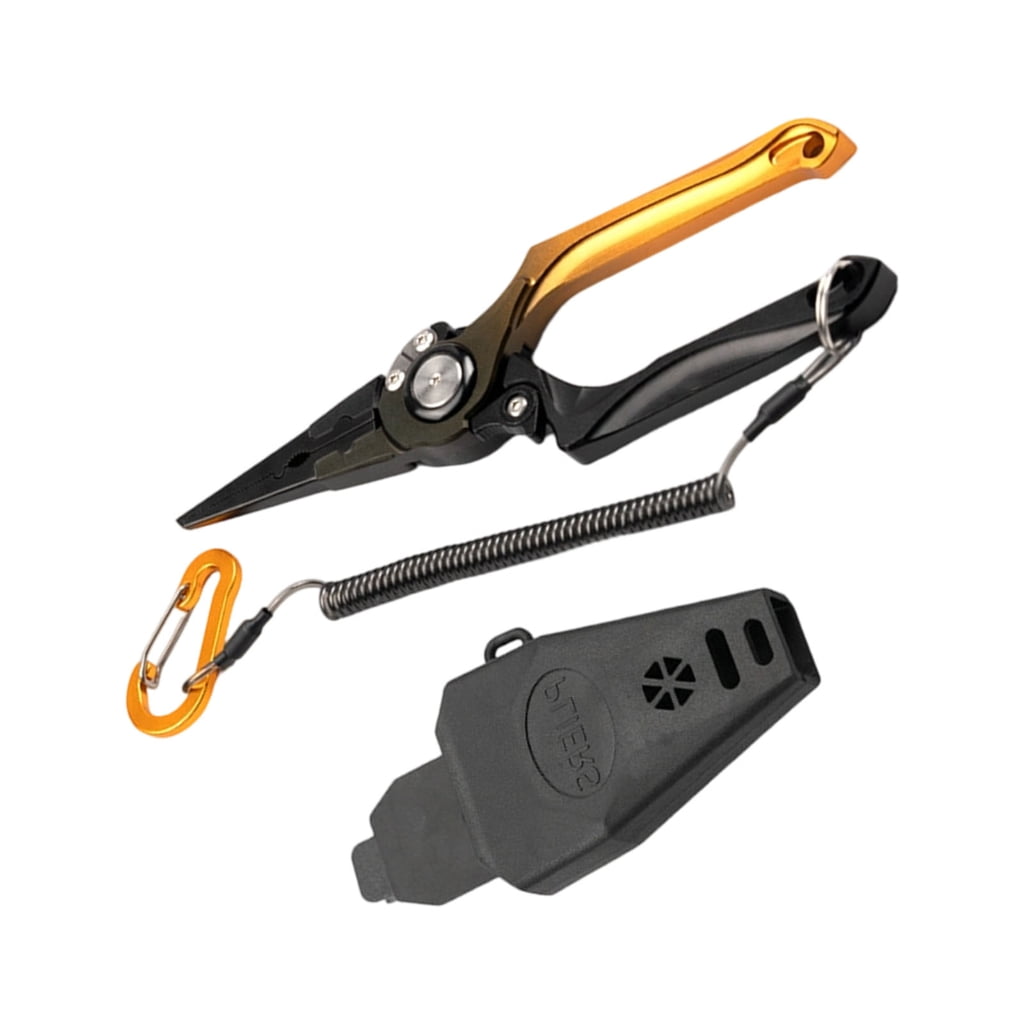 Fishing Pliers Scissors Cutting Fish Line Tongs Fish Lip Gripper Hook ...