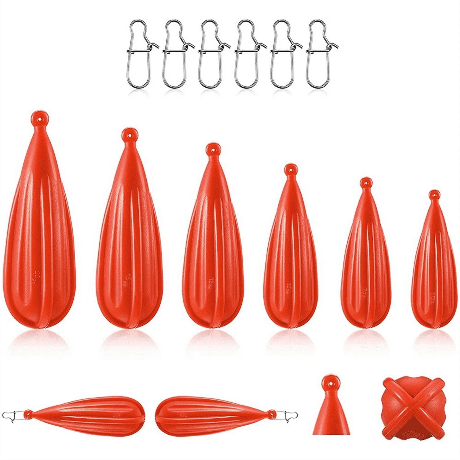 Fishing Practice Plug, Baitcasting Rubber, 6 Pieces, PVC Plastic ...