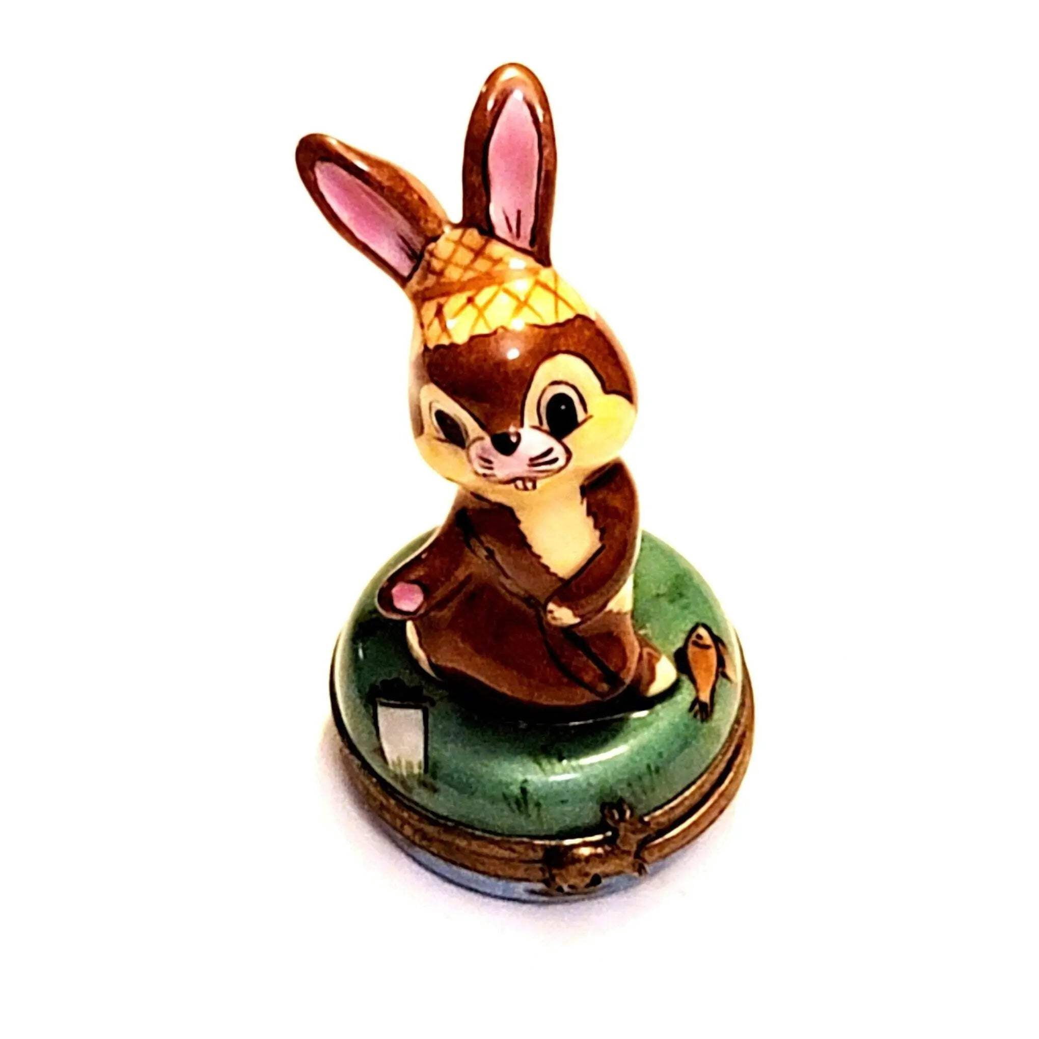 Fishing Bunny Limoges Box for Collectors Limoges Box Porcelain Figurine ...