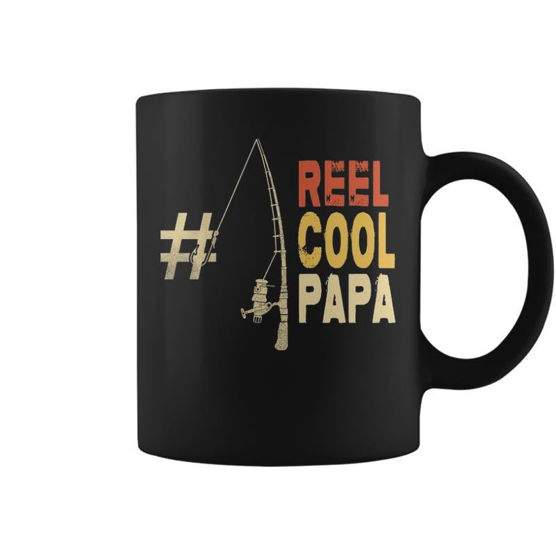 Fishing Reel Cool Papa Back Design Coffee Mug - Walmart.com