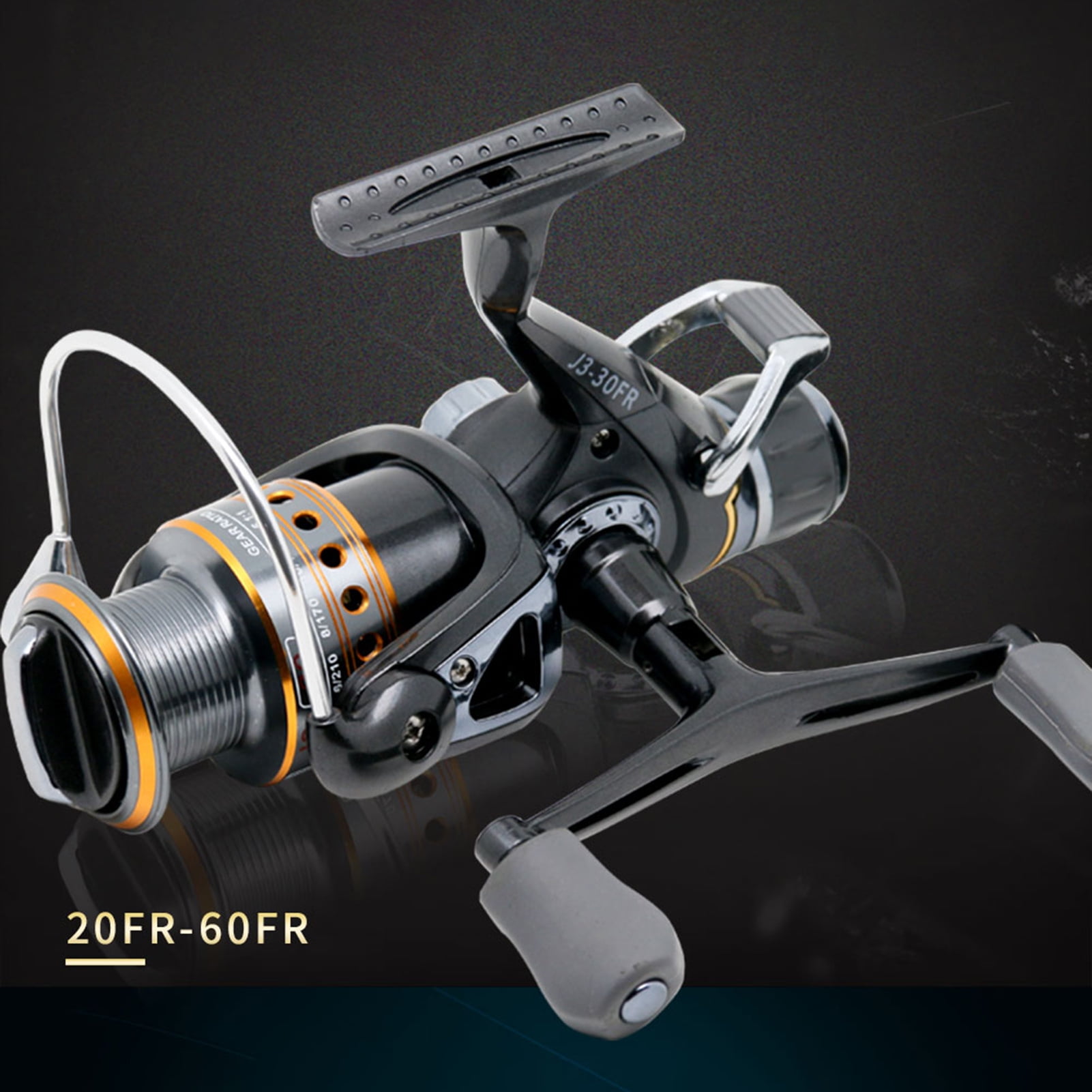 Fishing Reel Easy To Control One-way Bearing Labor Saving Double Break ...
