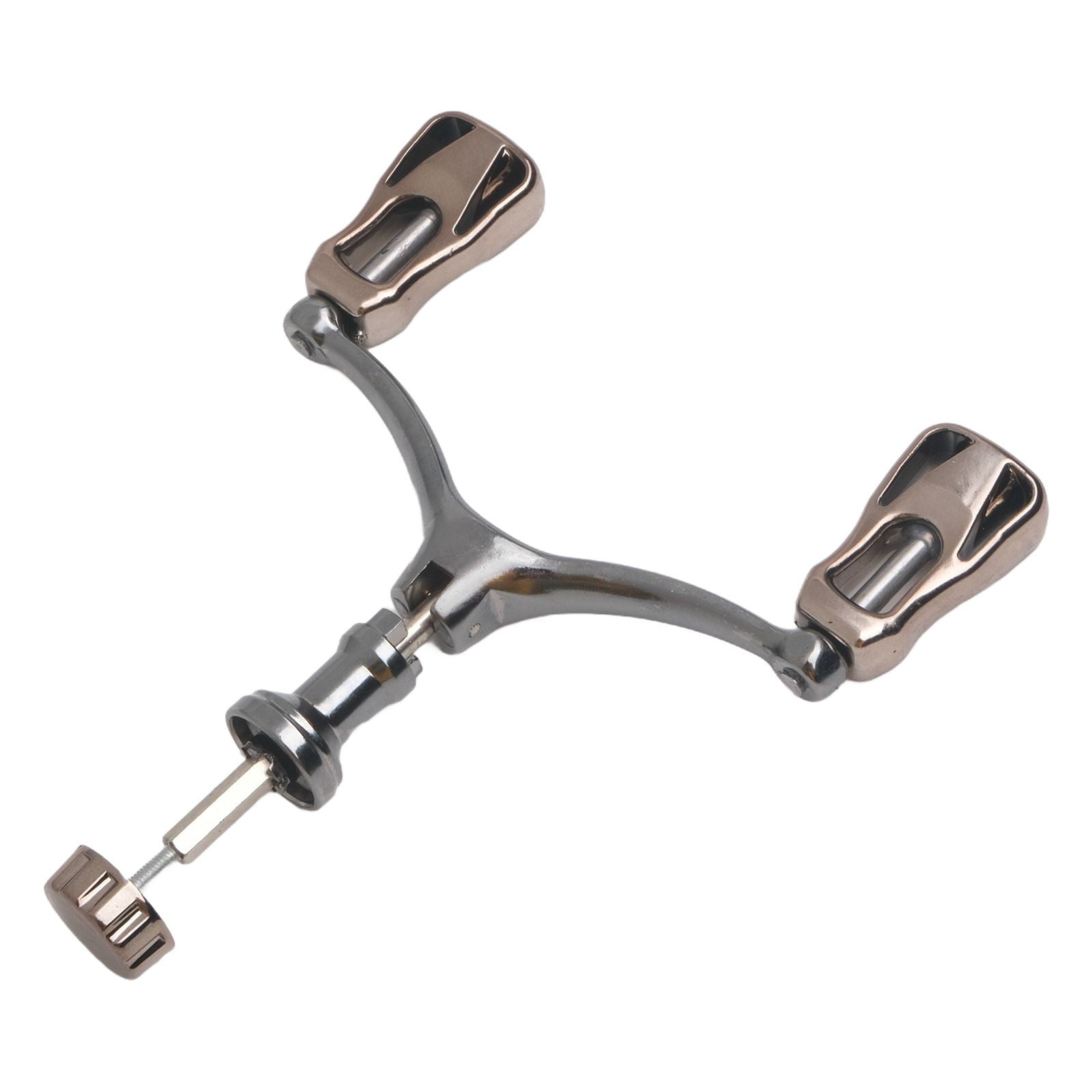 Fishing Reel Handle Crank Metal Rocker Handle Double Knob Grip For 1000 ...