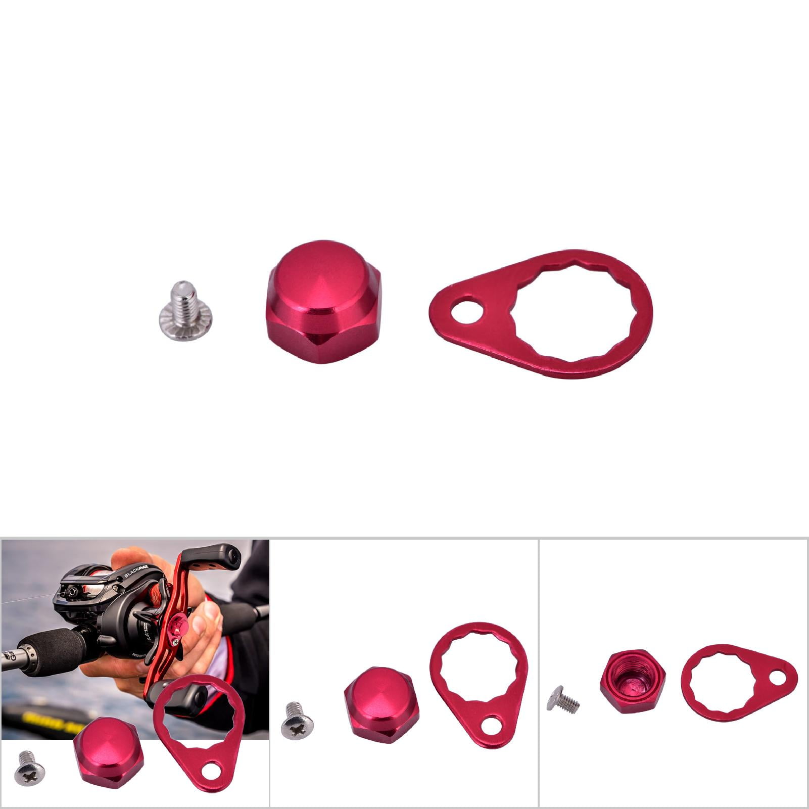 Fishing Reel Left/Right Handle Locking Plate Screw Nut DIY Accessory ...