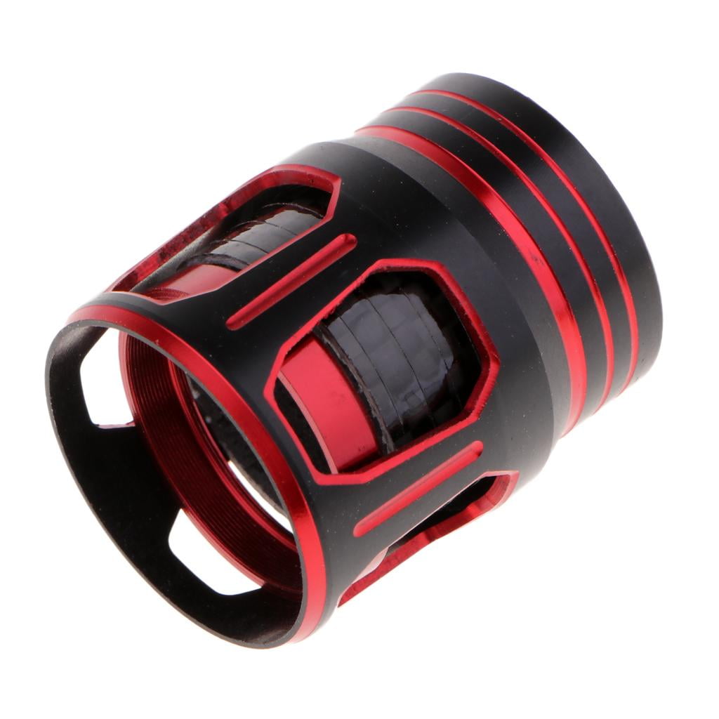 Fishing Reel Seat Locking Nut Fishing Rod Handle Accessories - Red ...