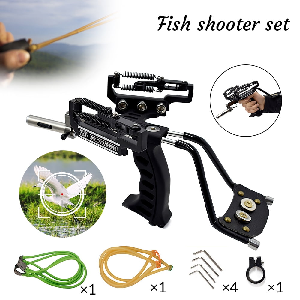 Fishing Reel Slingshot Catapult,DFITO Wrist Rocket Slingshots ...