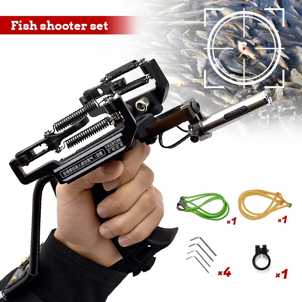 Fishing Reel Slingshot Catapult, KEPEAK Professional Wrist Rocket ...