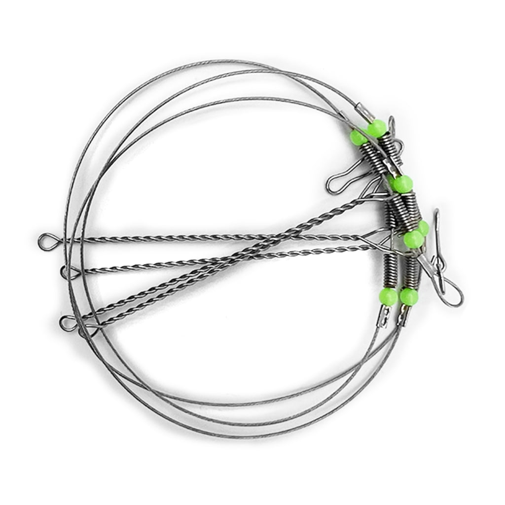 Fishing Rigs with Swivels Snap Connect Beads Line Tackle Rigs Fishing ...