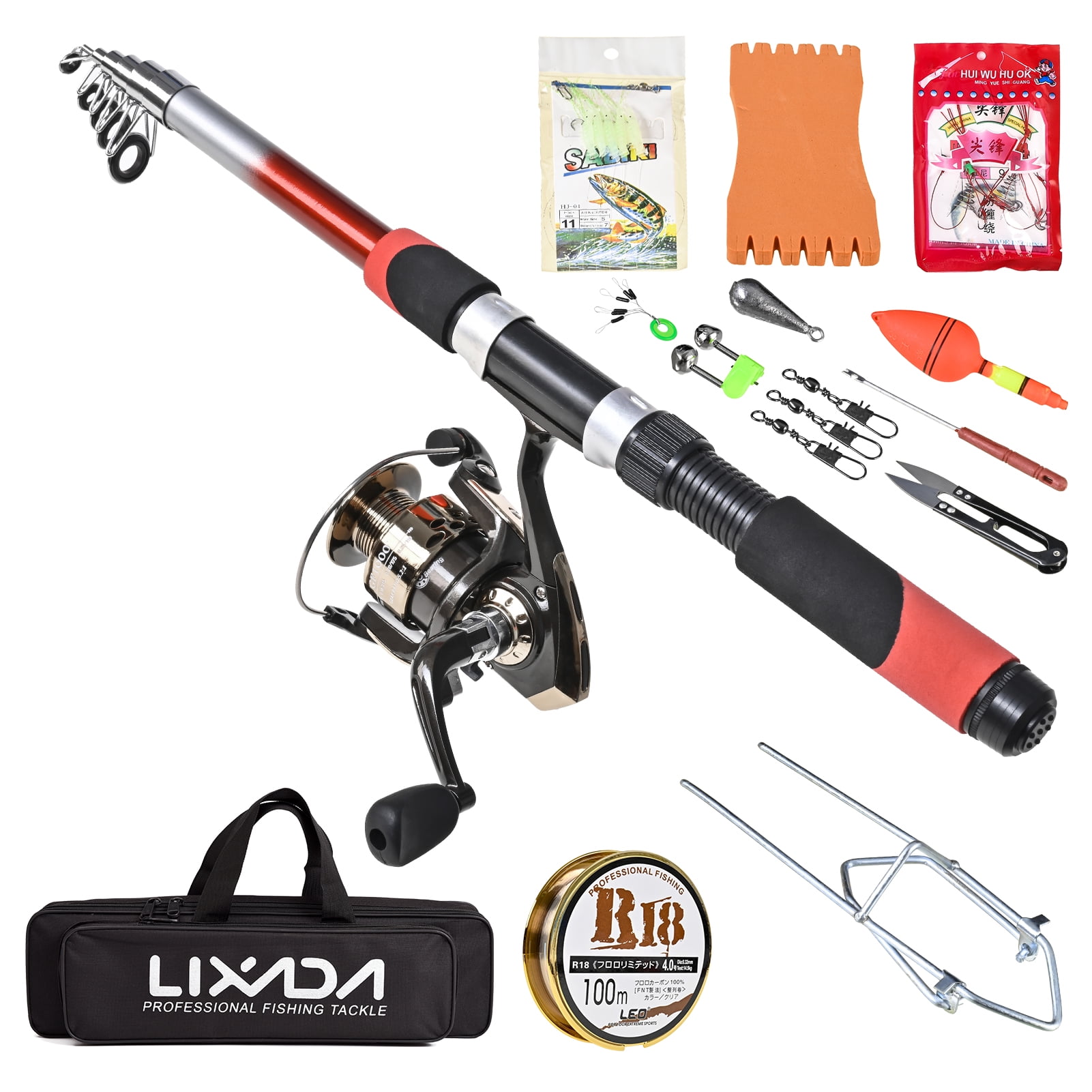 Fishing Rod,2.1m Sea Rod Kit Seawater Freshwater With 2.1m Sea Set With ...