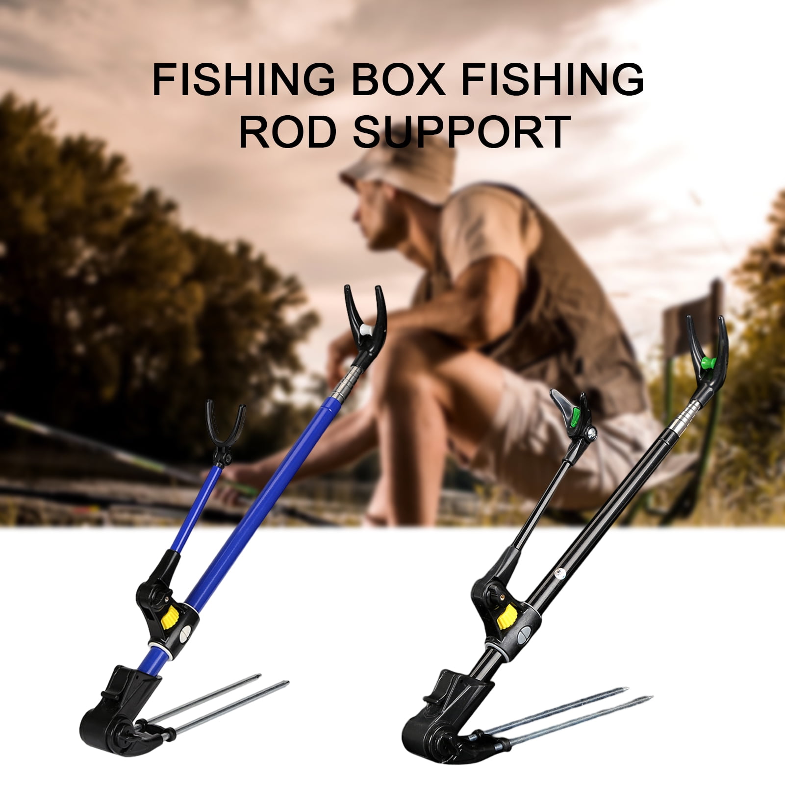 Fishing Rod Bracket Telescopic Thicken Stainless Steel Adjustable ...