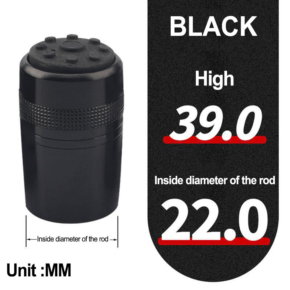 Fishing Rod End Cap Aluminum Alloy Fishing Rod Plug Rod Tail Plug 14-37 ...