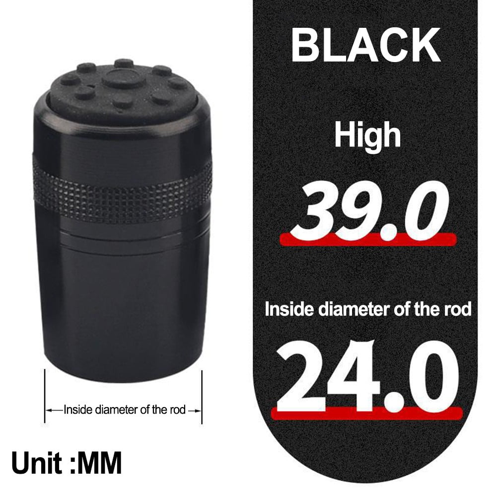 Fishing Rod End Cap Aluminum Alloy Fishing Rod Plug Rod Tail Plug 24 ...