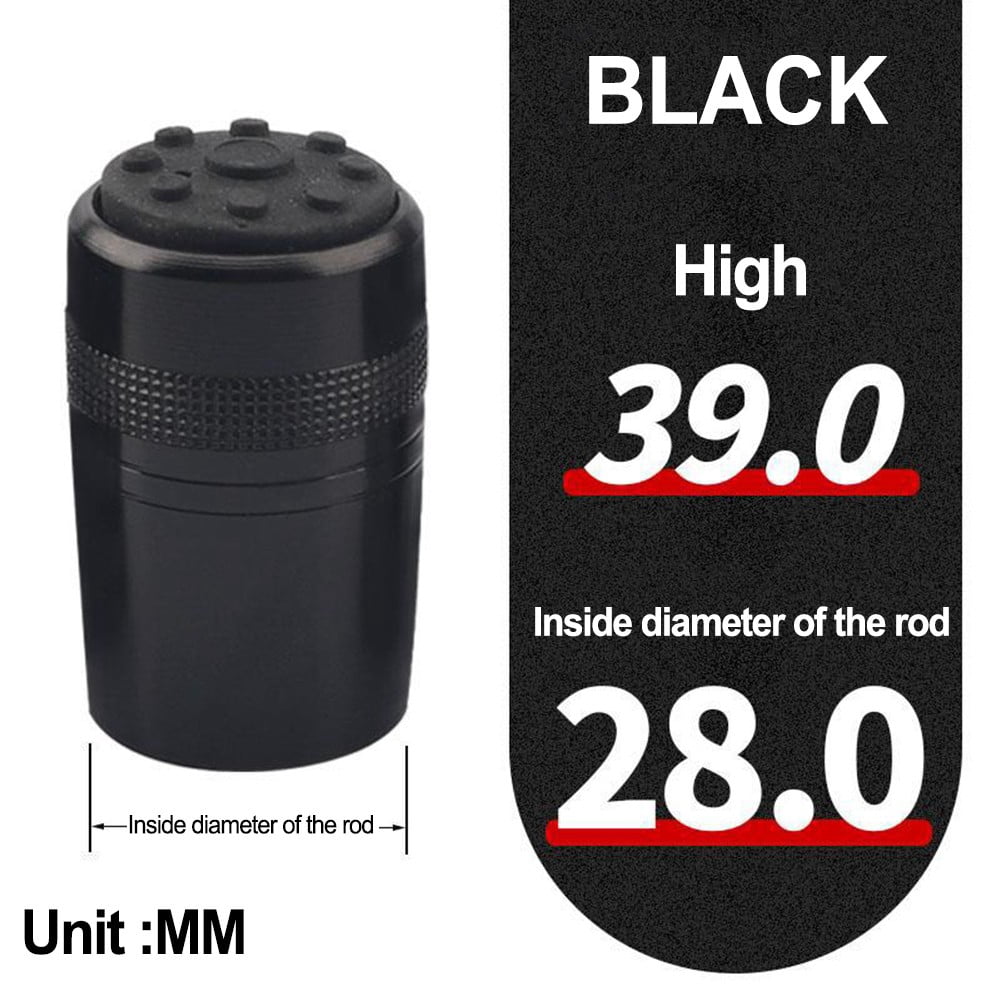 Fishing Rod End Cap Aluminum Alloy Fishing Rod Plug Rod Tail Plug 28 ...