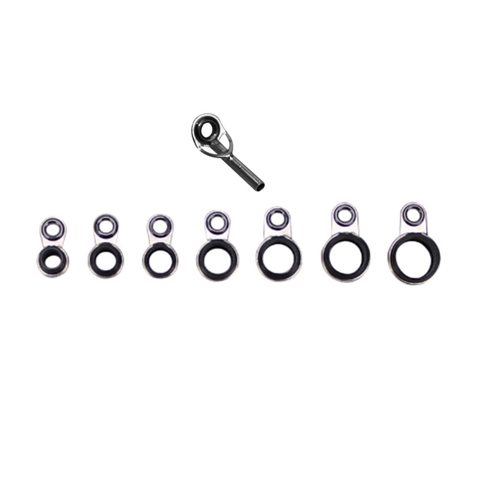 Fishing Rod Guides Replacement Ceramic Fishing Rod Guide Rings Casting ...