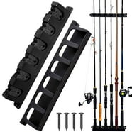 TSV Vertical Fishing Rod and Reel Holder, Wall Mounted Plastic Fish ...