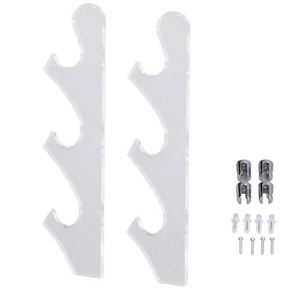 Fishing Rod Holder Rack Wall Mounted 3 Rods Pole Stand Shelf Tackle ...