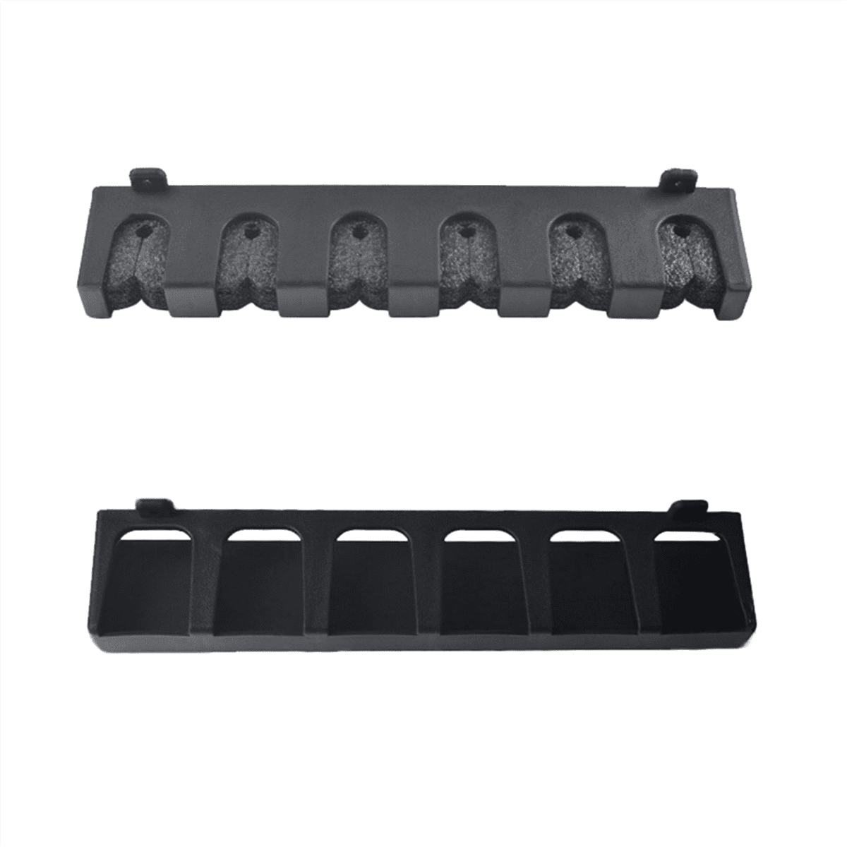 Fishing Rod Holders 6-Rod Rack Vertical Pole Holder Wall Mount Modular ...