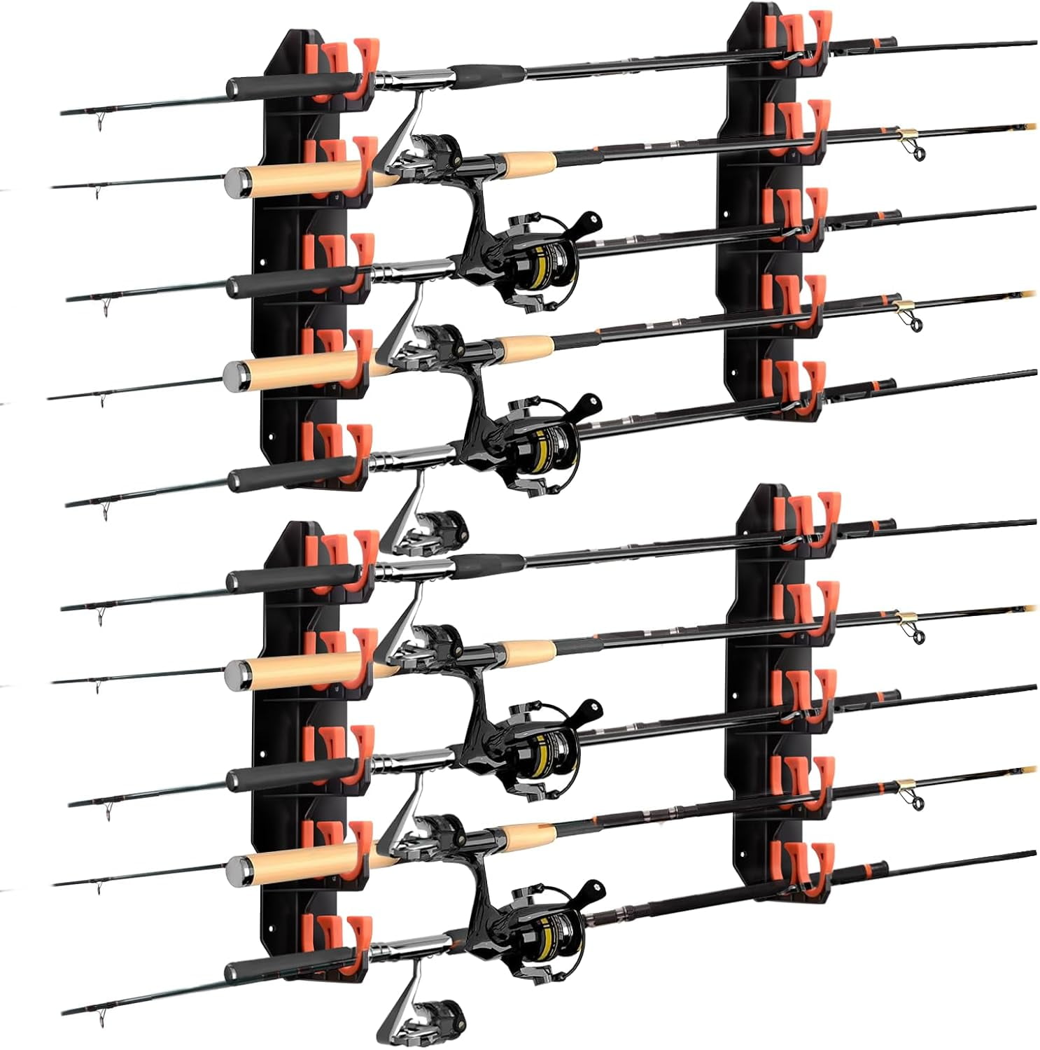 Fishing Rod Holders, Fishing Pole Holders for Garage, Wall or Ceiling ...