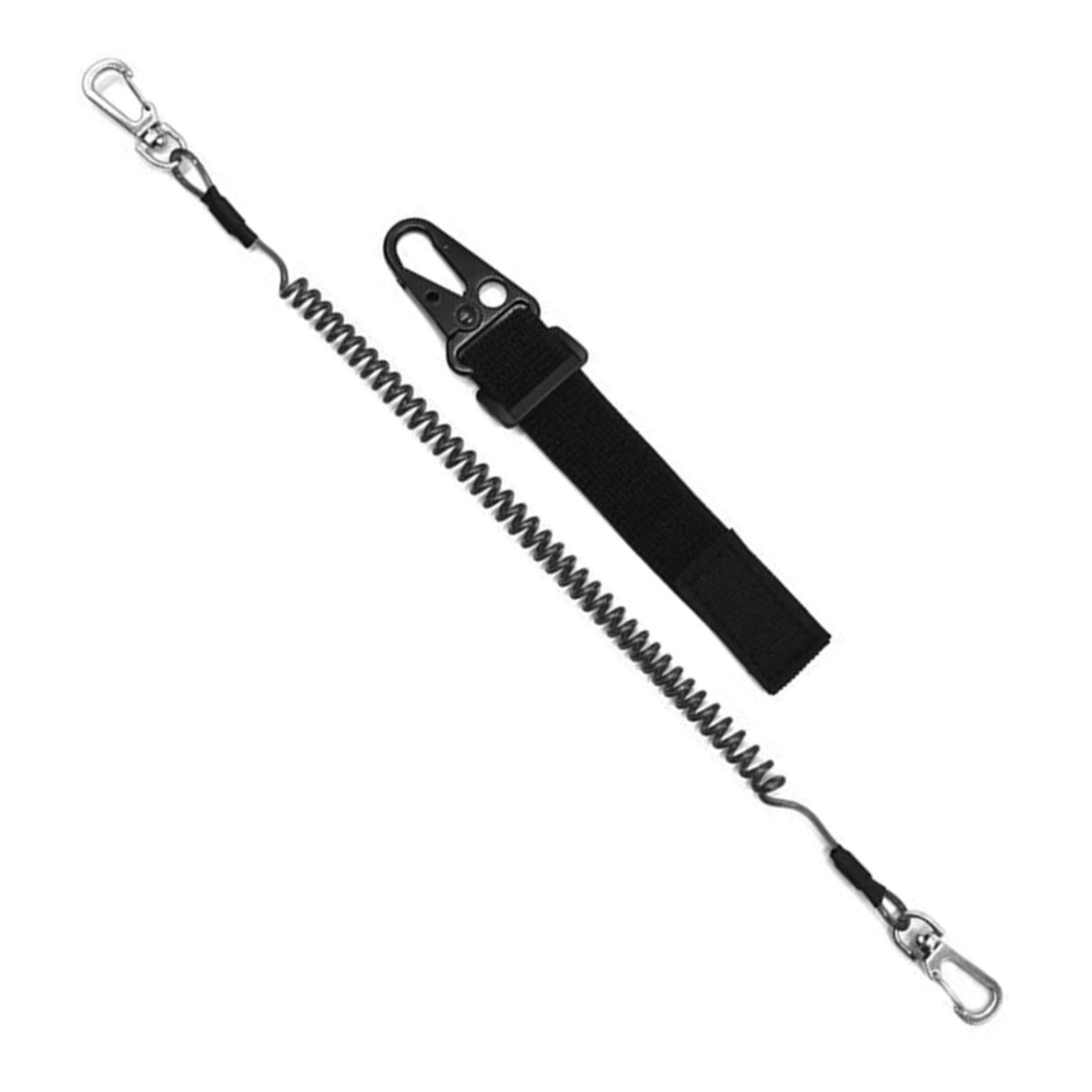 Fishing Rod Lanyard Adjustable Heavy Duty Retractable Coiled Lanyard ...