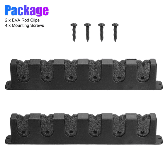 Fishing Rod Rack Vertical Holder Horizontal Wall Mount Boat Pole Stand ...