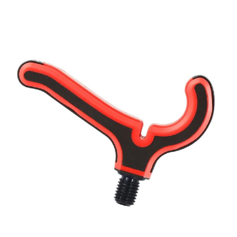 Fishing Rod Rest Head Portable 3/8 Thread Bracket Poles Holder Feeder ...