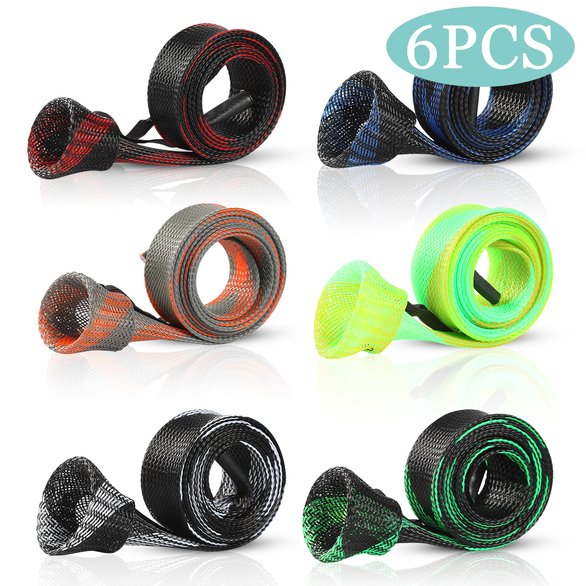 iMountek Fishing Trap Net 6 Holes Fishing Gear Folded Automatic Fishing ...