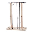 Fishing Rod Storage Racks Holds Up to 14 Rods Wood Floor Stand Fishing ...