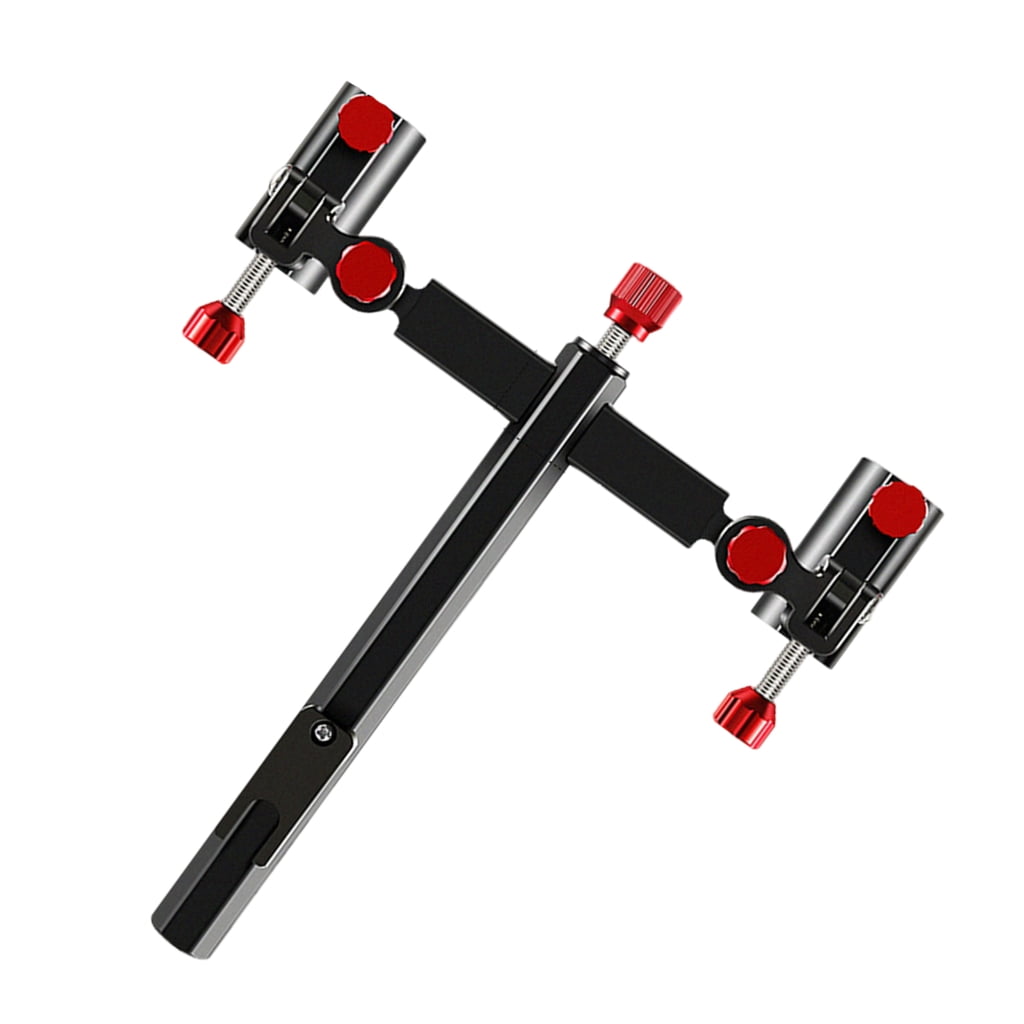 Fishing Rod Support Double Turret Bracket Fishing Rod Holder Rotating ...