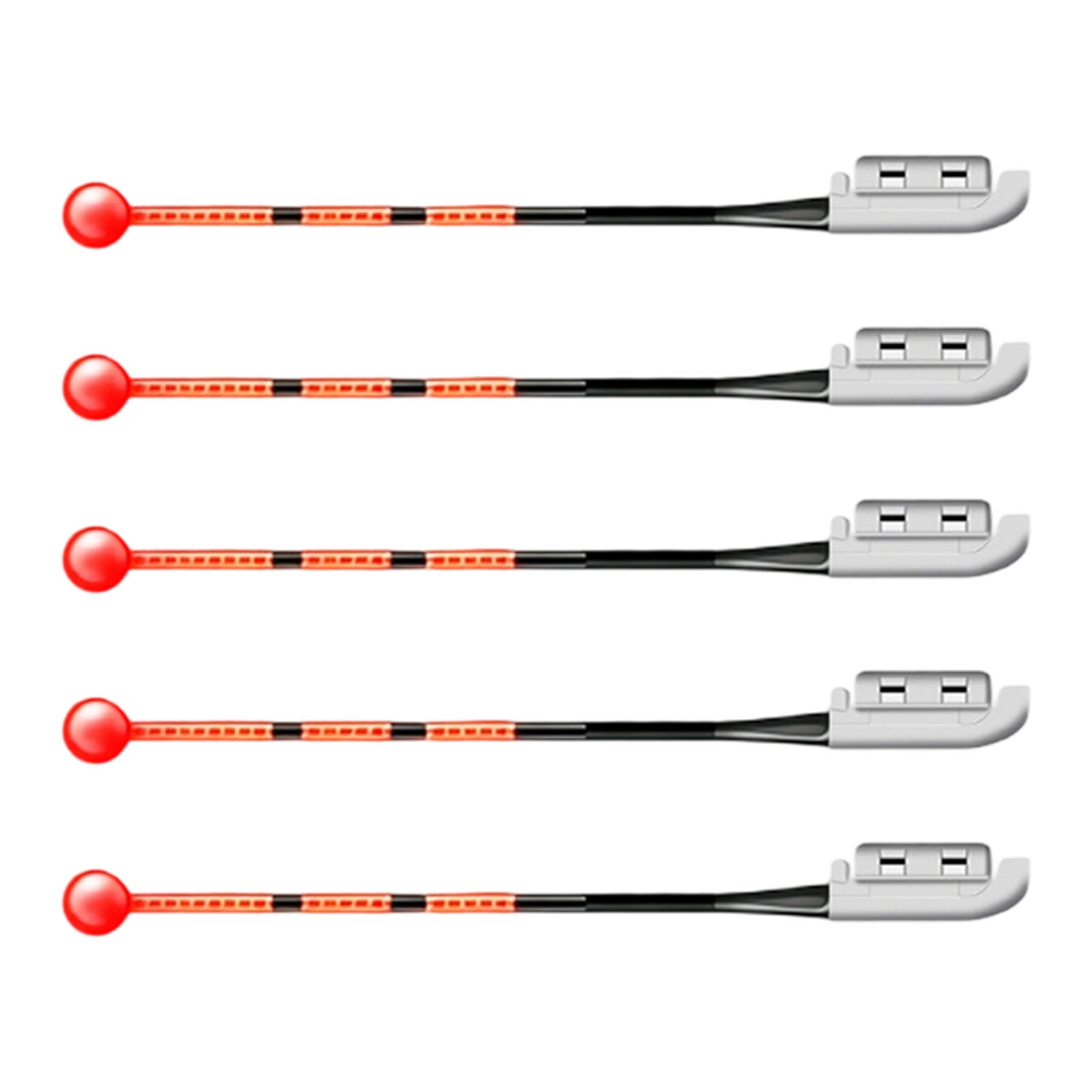 Fishing Rod Tip Glow Removable LED Light Clip on Rods Tips Glow ...