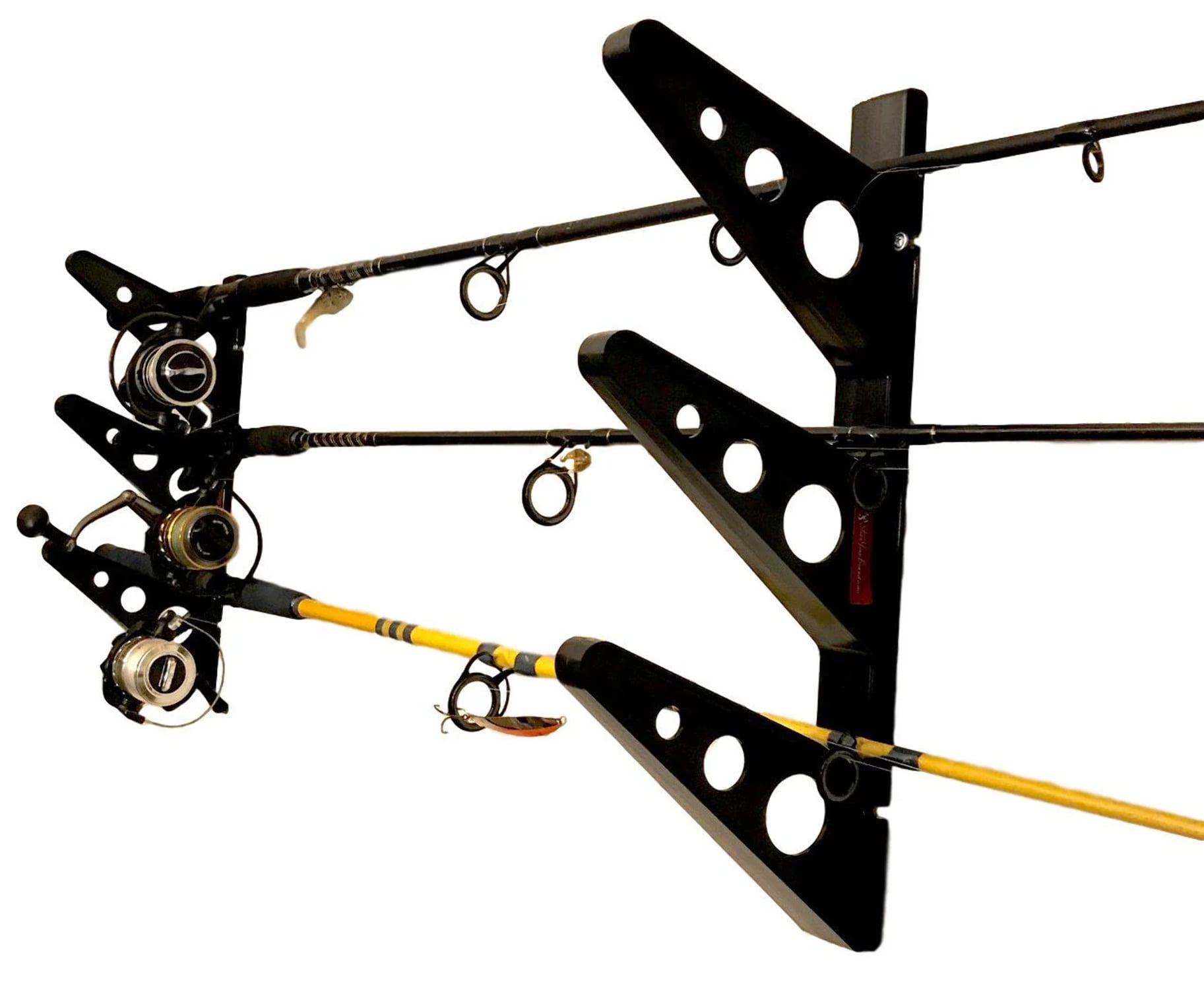 Fishing Rod Wall Rack | Trifecta Storage Rack - Walmart.com
