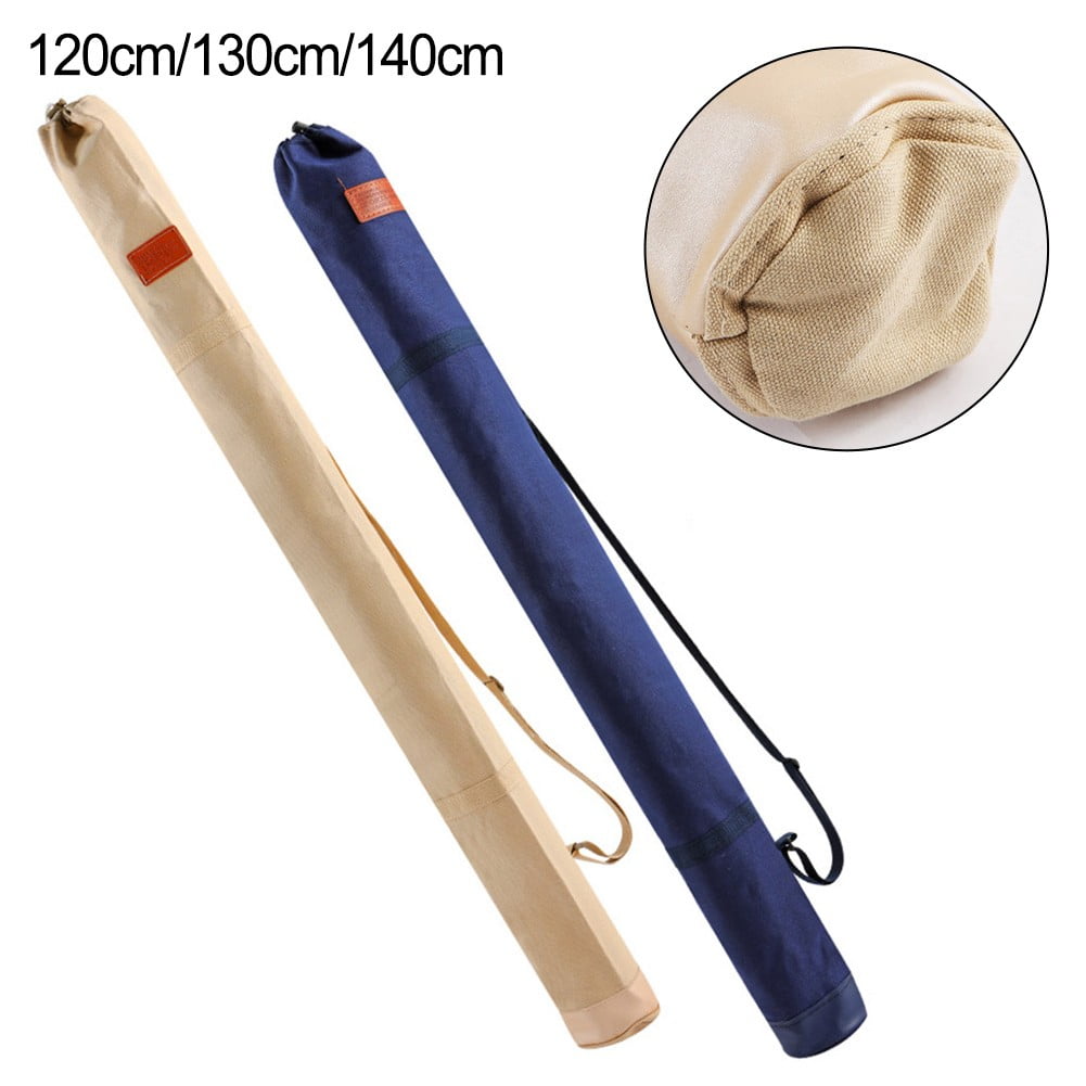 Fishing Rods Bag Pouch 1 Replacement Rod Case Canvas Pole Carry Holder ...